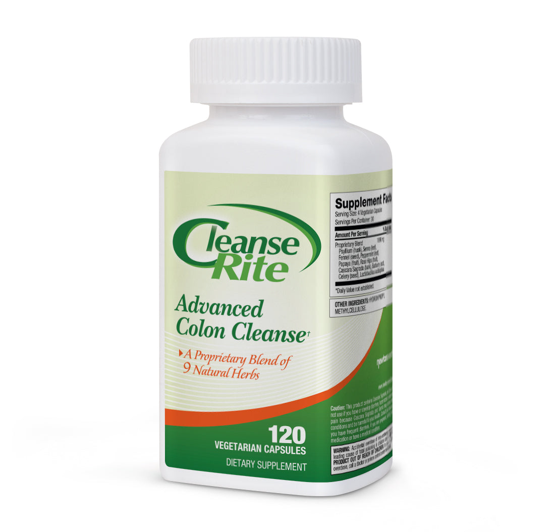 CLEANSE-RITE ADVANCED COLON CLEANSE 120 Capsules | Newton-Everett®