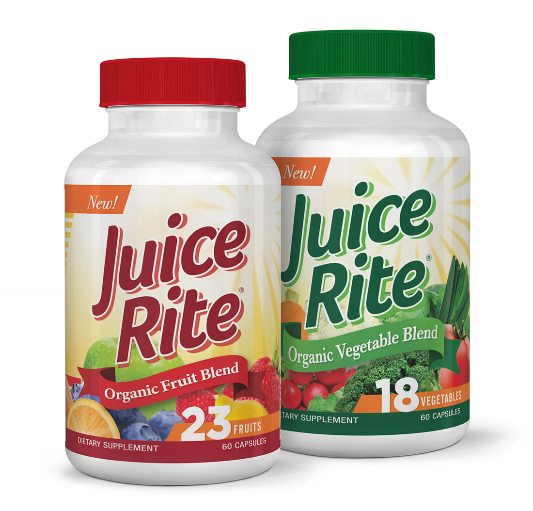 JUICE-RITE Fruits & Vegetables (Certified Organic) 1 Month Supply ...
